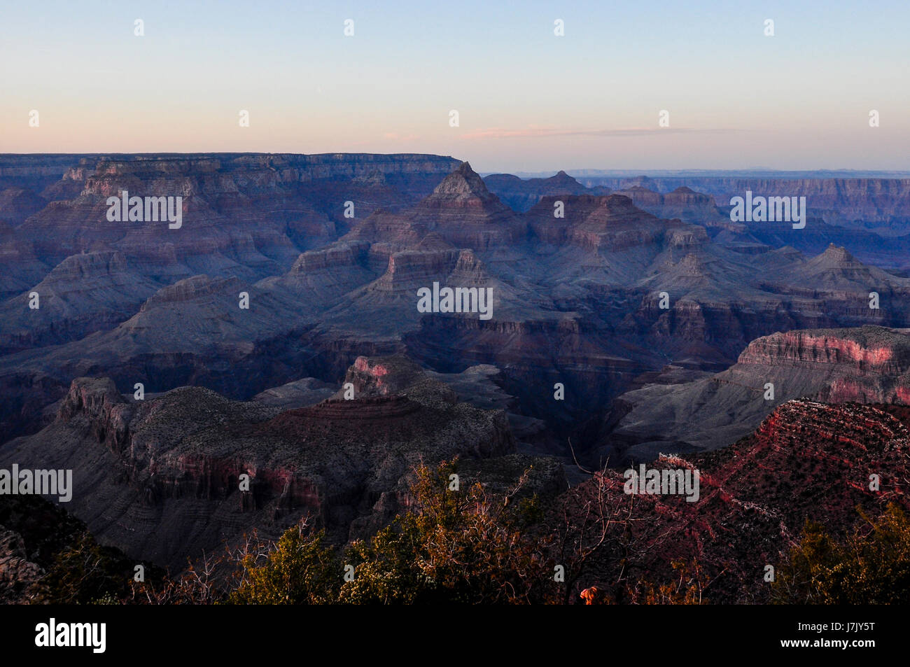 Sunrise from Grandview Point, South Rim, Grand Canyon National Park ...