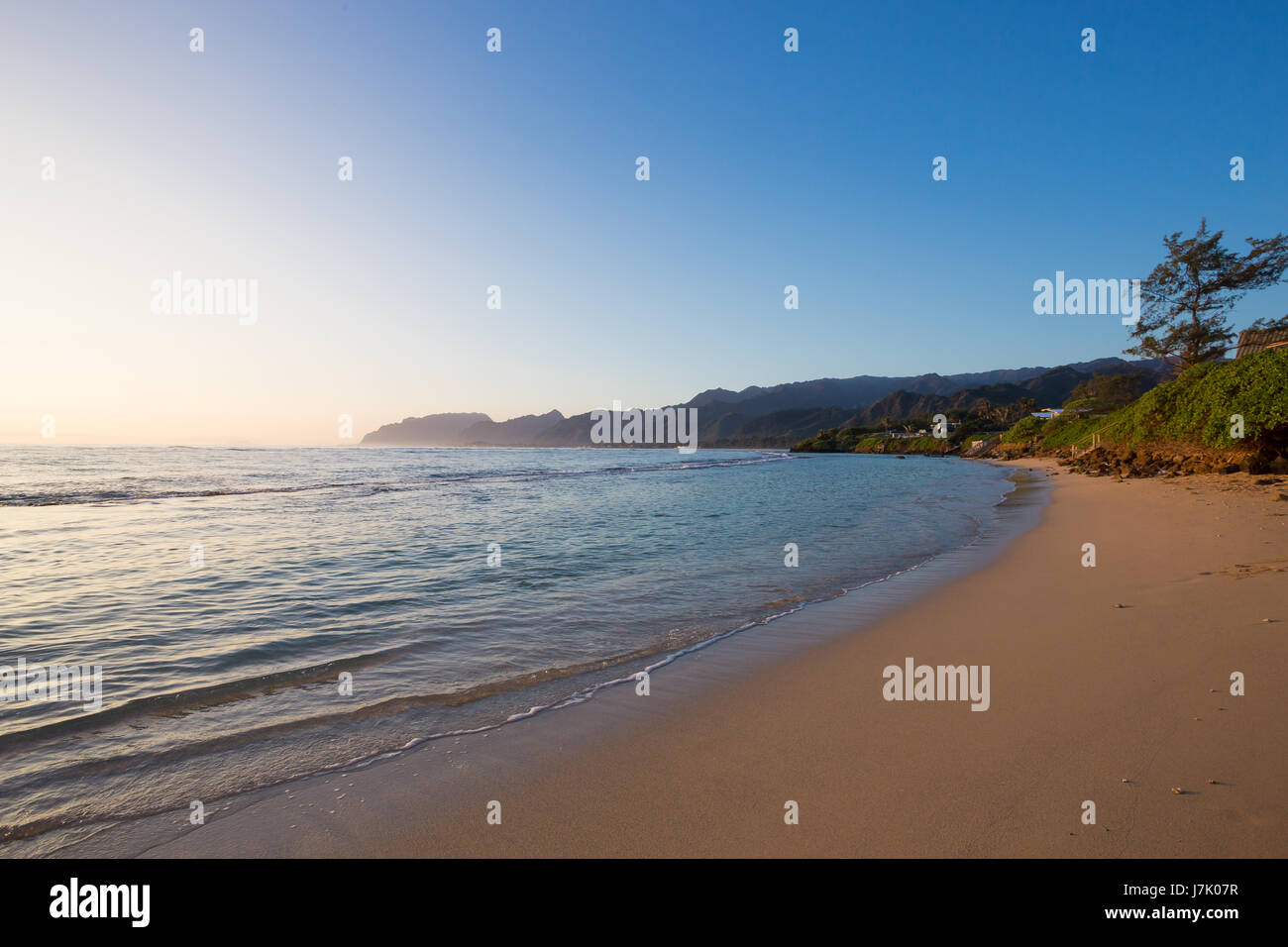 Tropical Paradise Beach Oahu Hawaii Stock Photo - Alamy