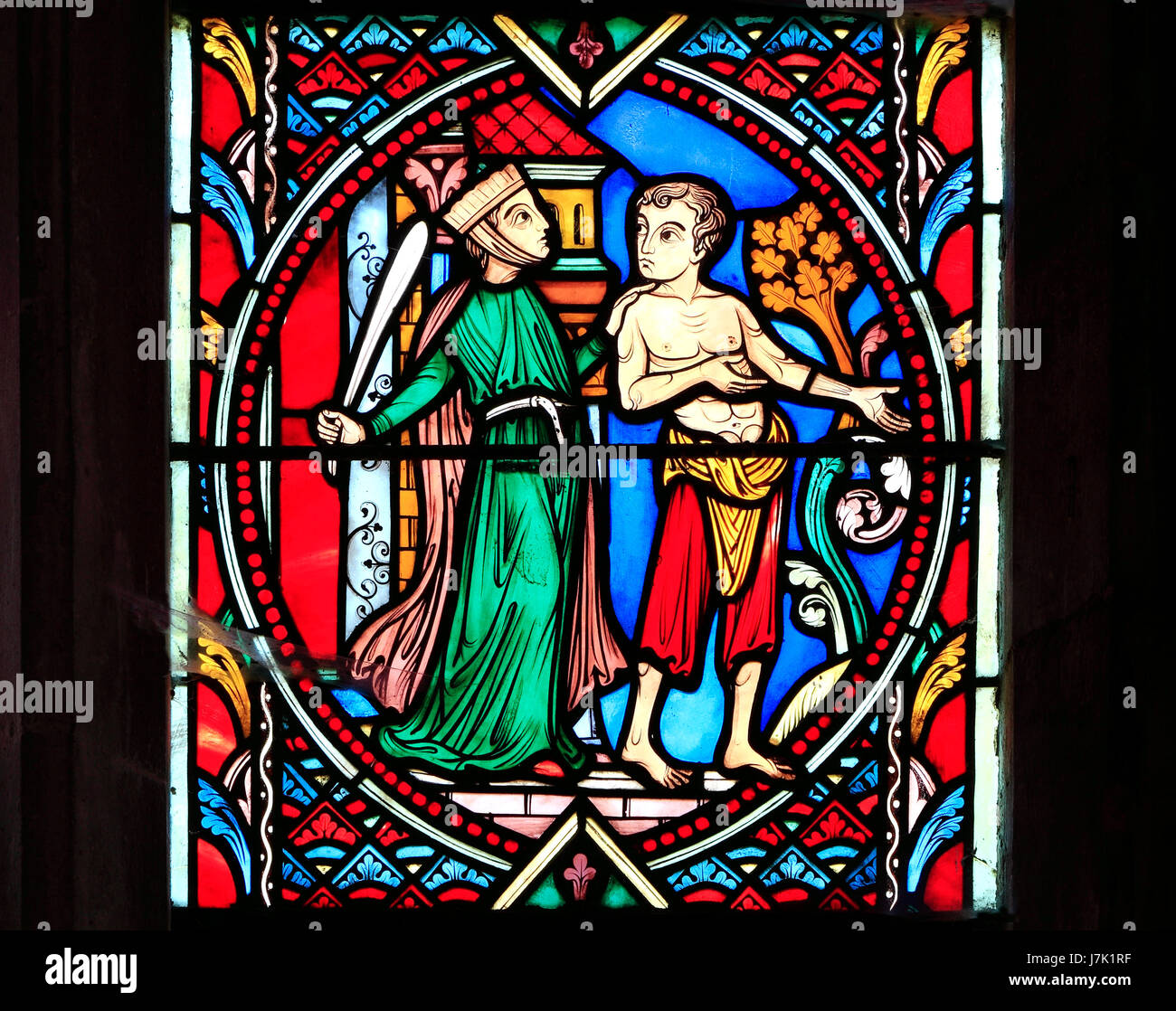 Parable of The Prodigal Son, by Adolph Didron of Paris, 1859. Stained ...