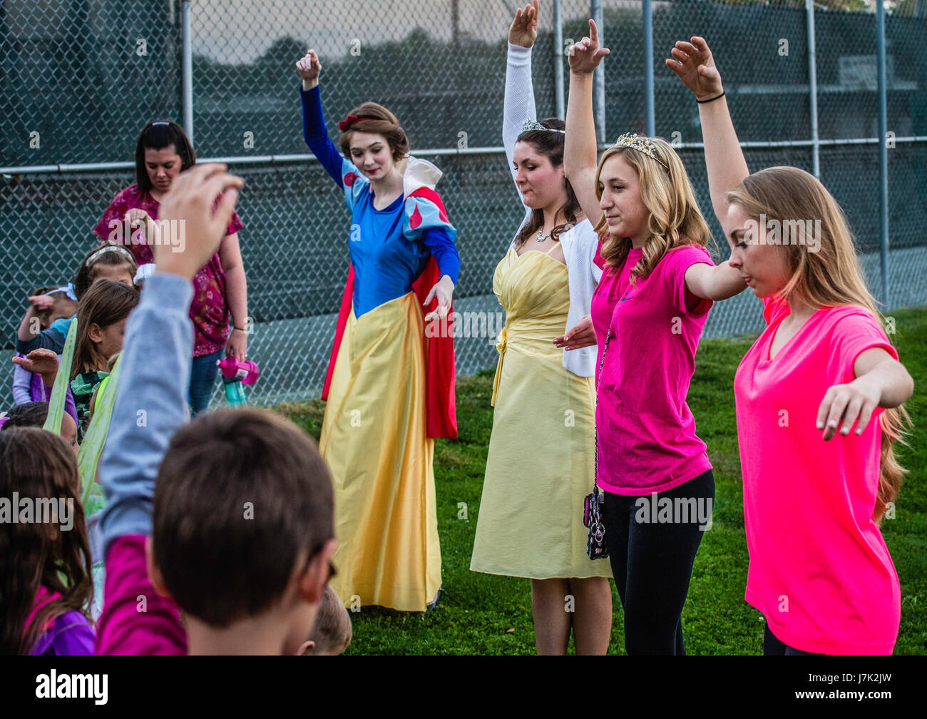 Small town rural country fair Stock Photo - Alamy
