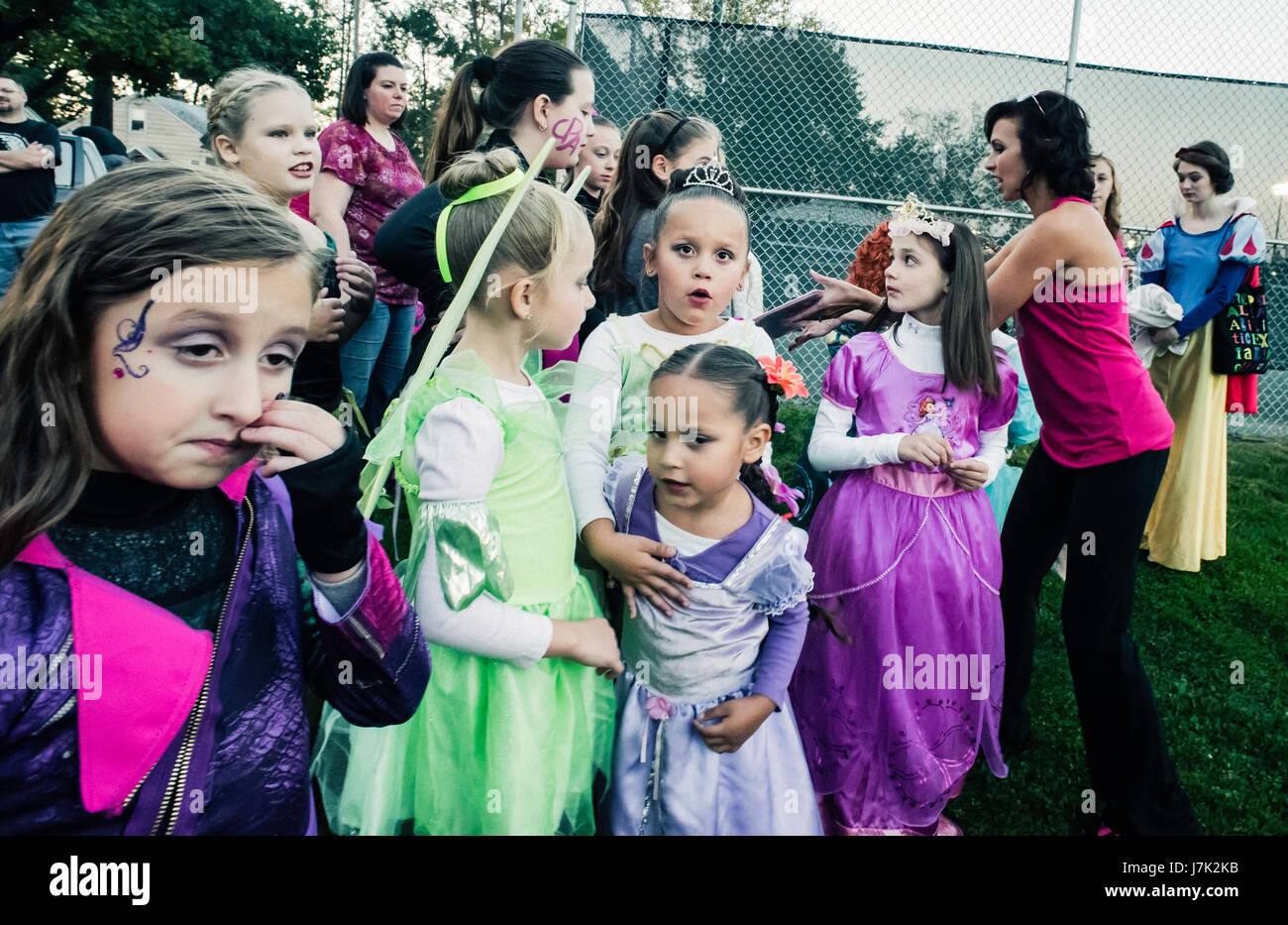 Small town rural country fair Stock Photo - Alamy