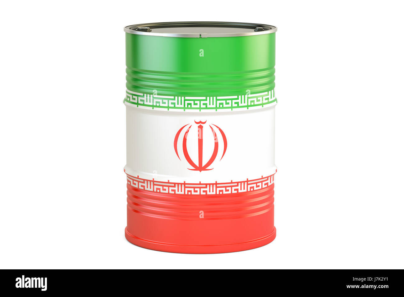 Oil barrel with flag of Iran. Oil production and trade concept, 3D ...
