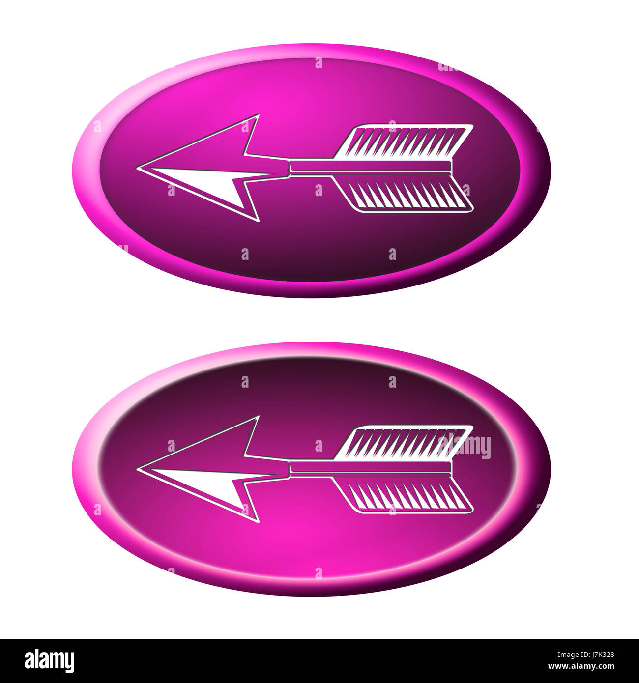 Pushed button Cut Out Stock Images & Pictures - Alamy