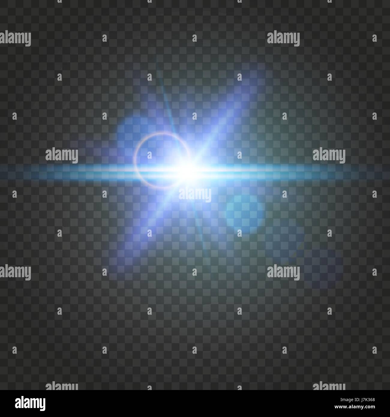 Abstract shiny flare on transparent background Stock Vector Image & Art ...