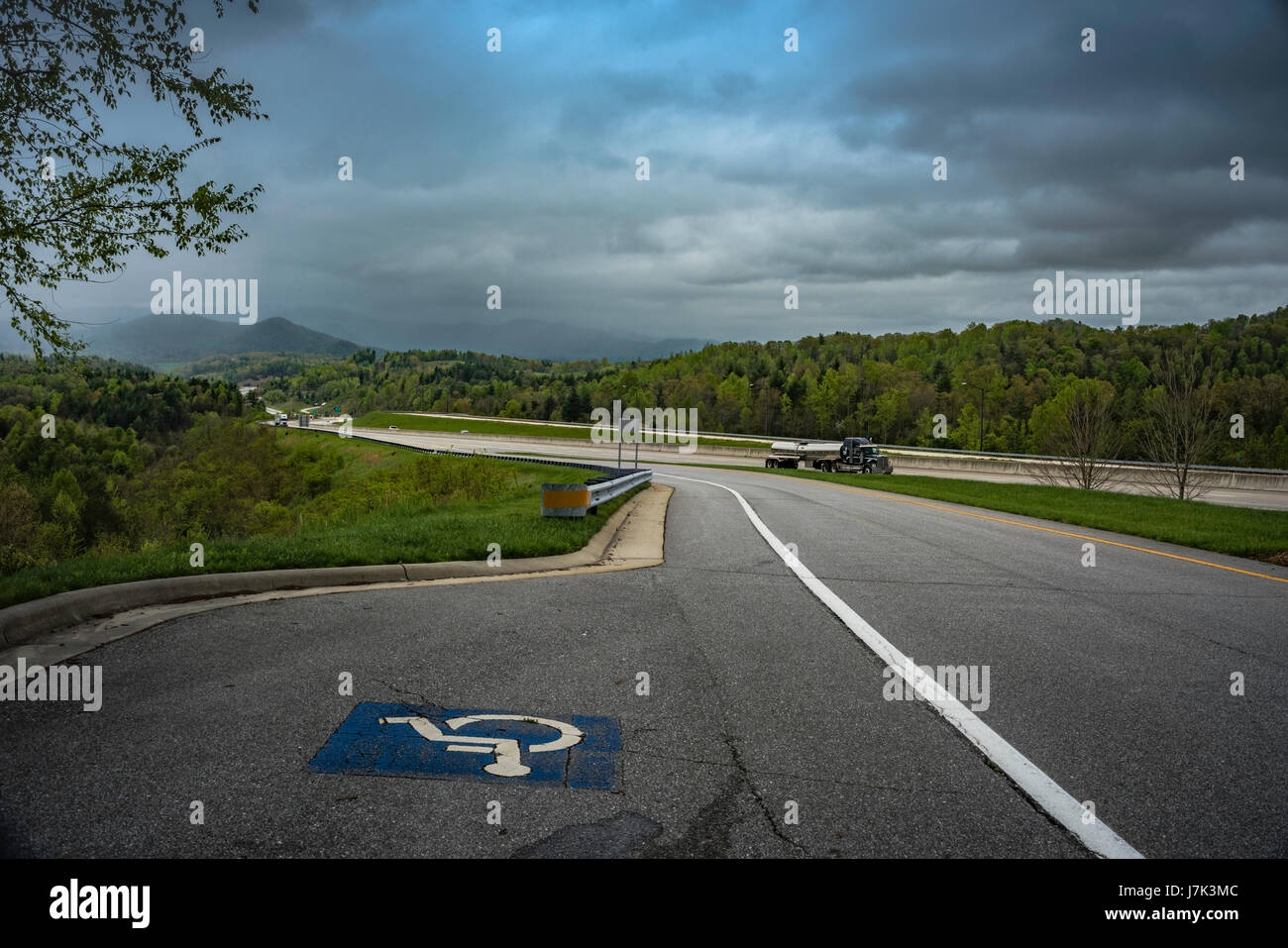 Scenic highways, ecological nature Stock Photo - Alamy