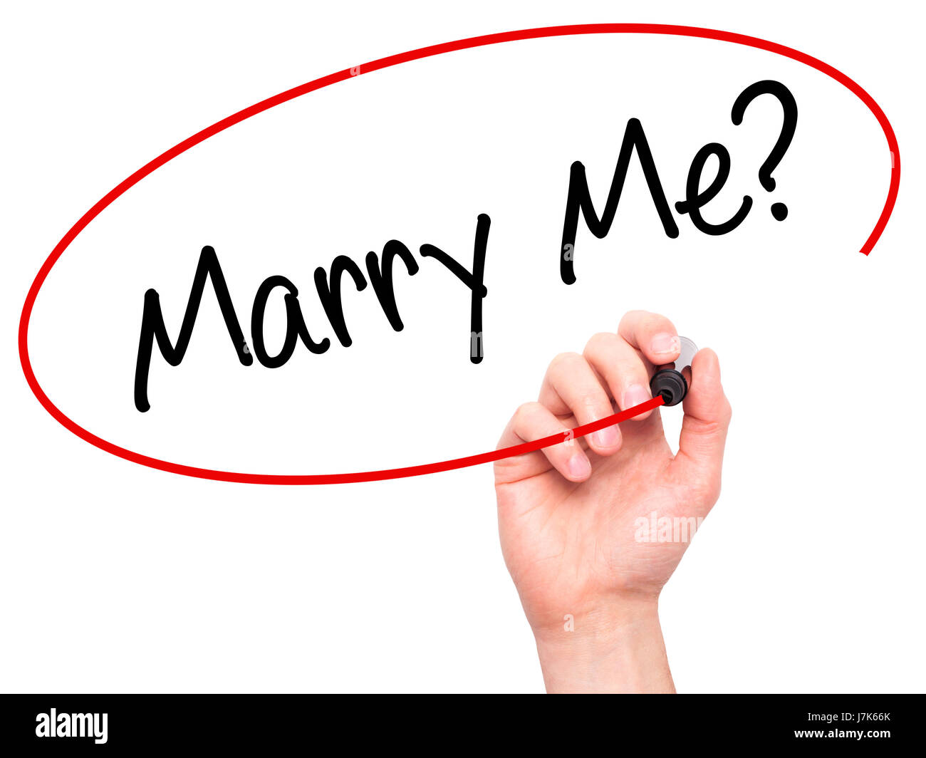 Man Hand writing Marry Me? with black marker on visual screen. Isolated ...