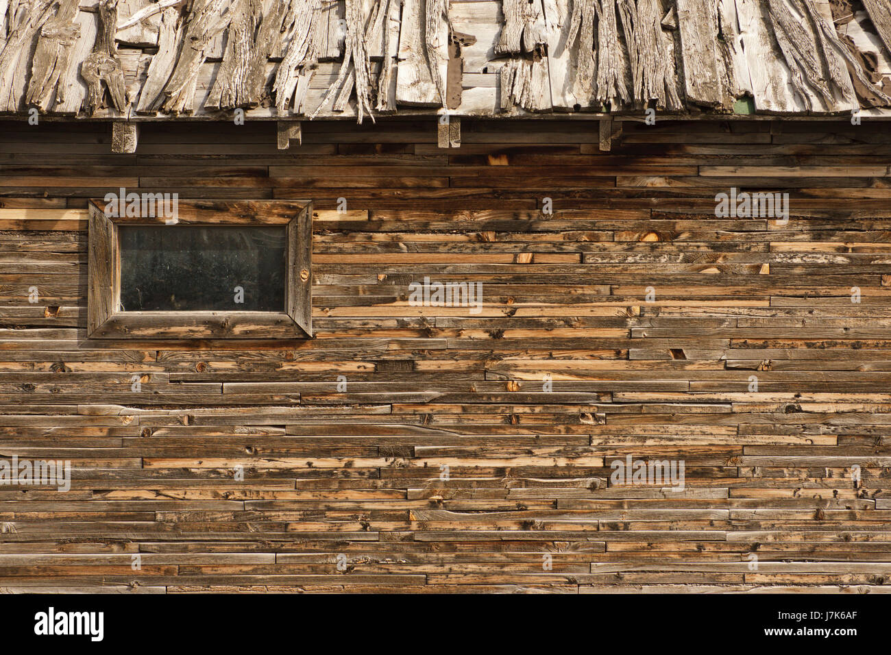 window porthole dormer window pane wood wall side view barn farm timber ...