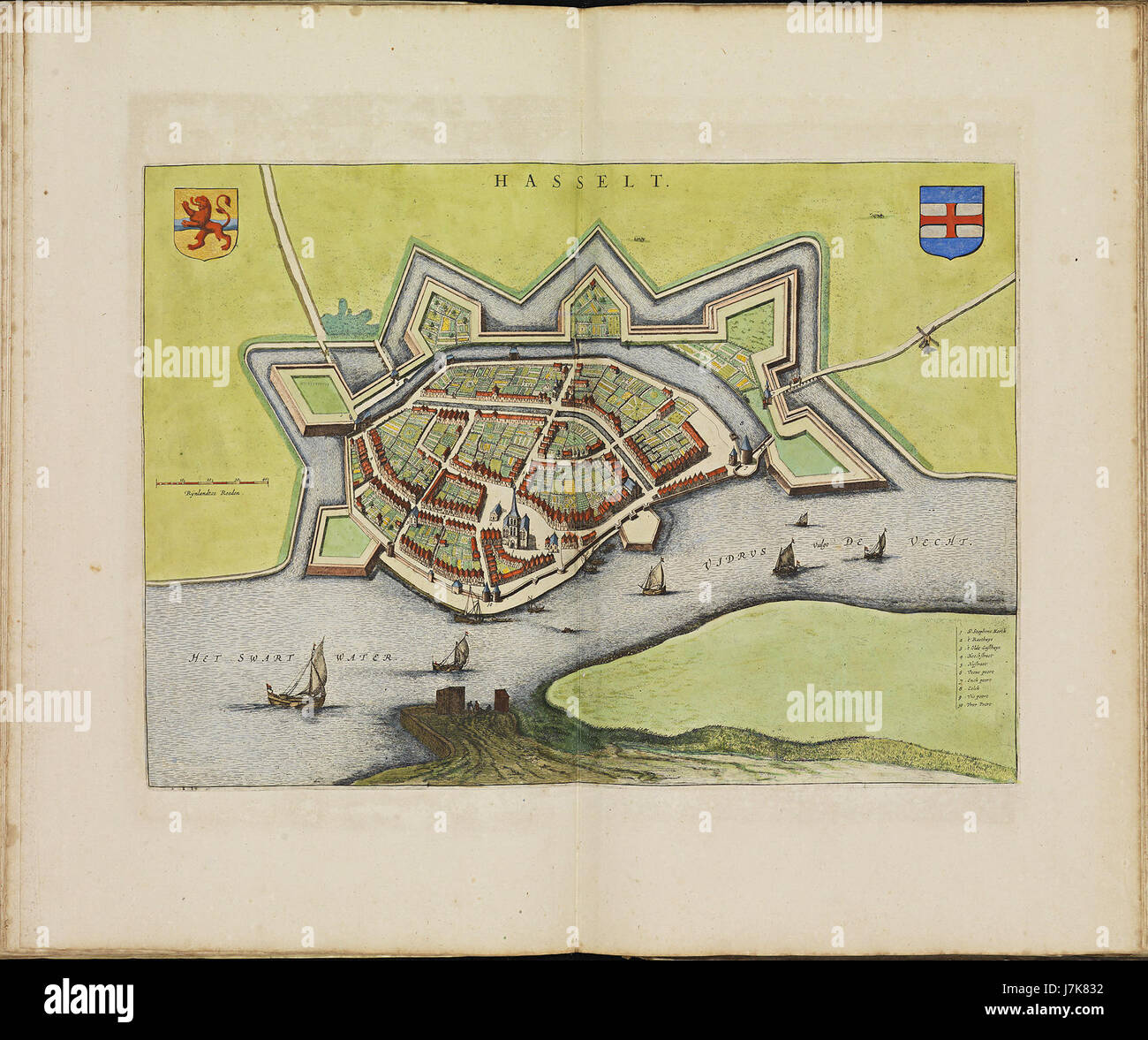 Hasselt map hi-res stock photography and images - Alamy