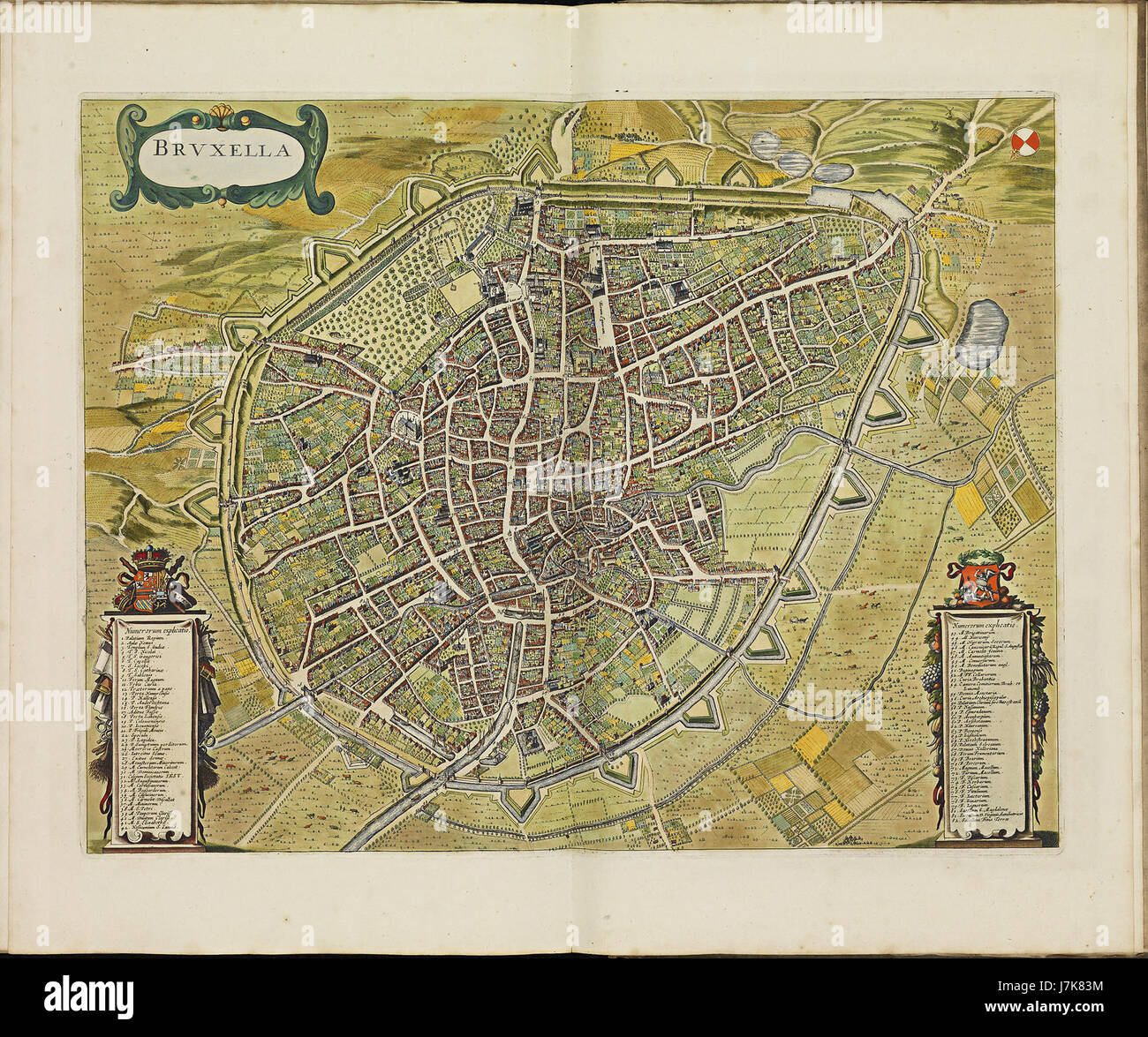 This historical map, part of the Atlas de Wit published in 1698 ...