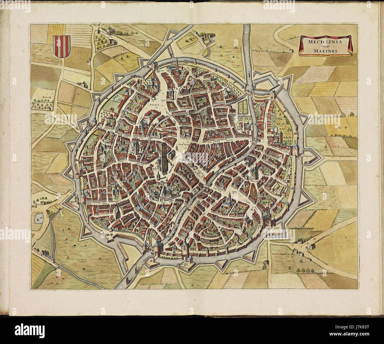 Mechelen map hi-res stock photography and images - Alamy