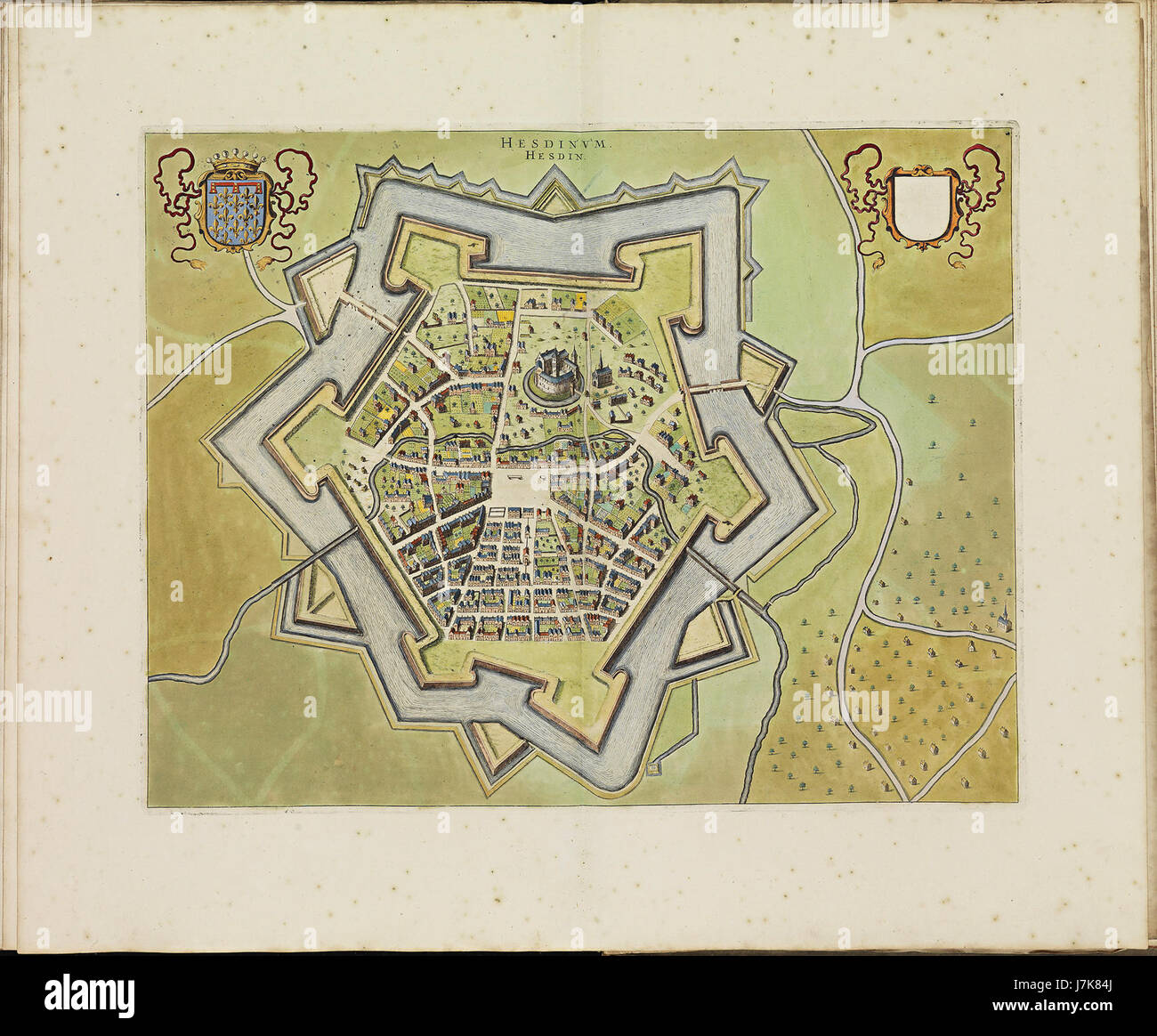 Map of hesdin hi-res stock photography and images - Alamy