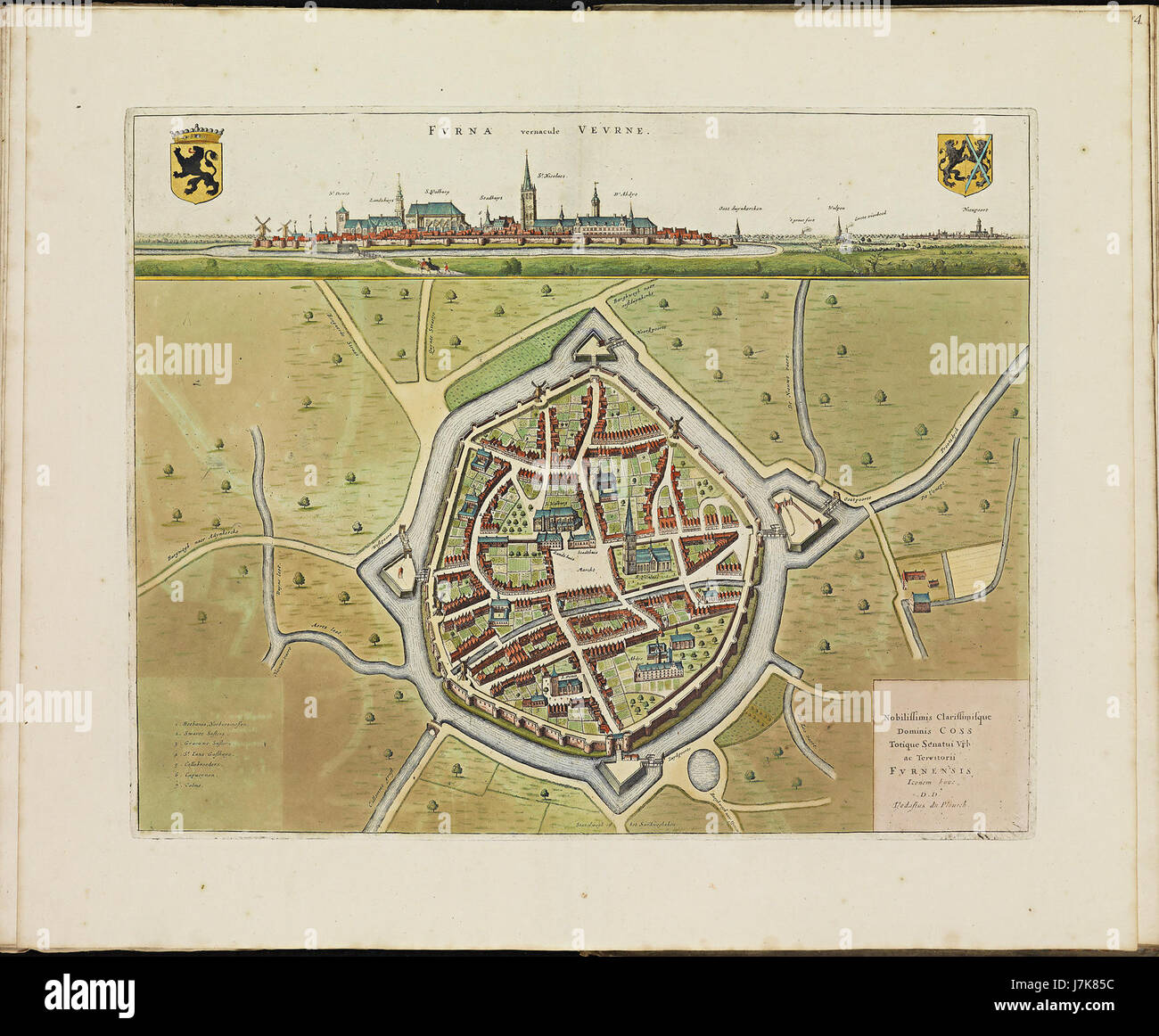 Veurne map hi-res stock photography and images - Alamy