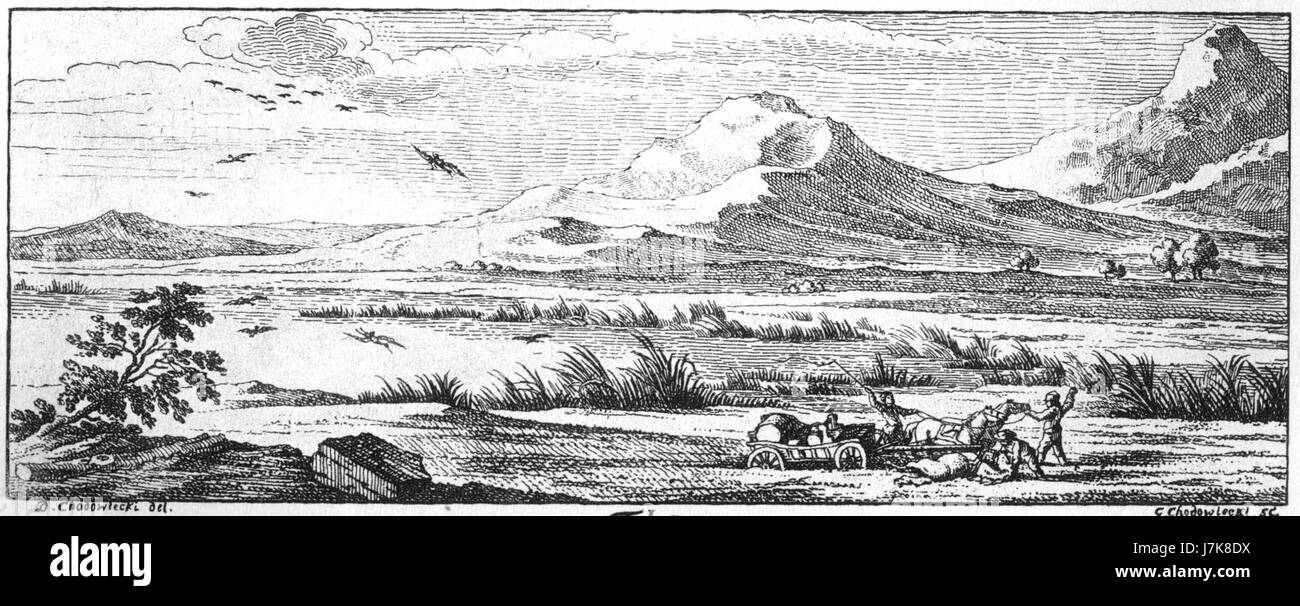 Chodowiecki Basedow Tafel 15 b Stock Photo - Alamy