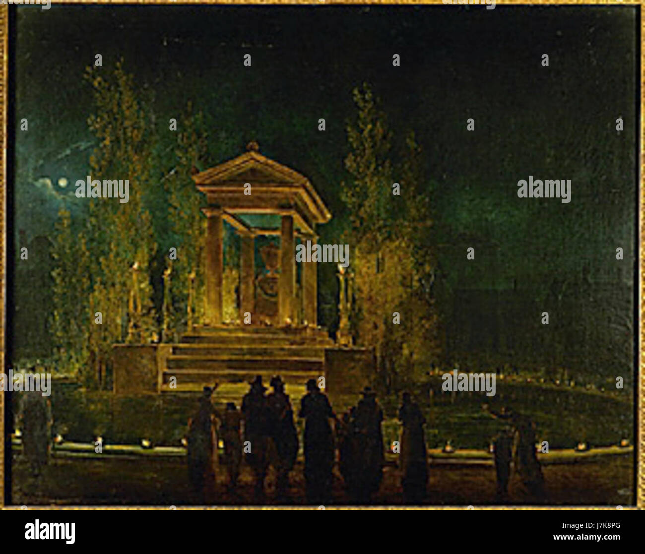 The Cenotaph for Jean Jacques Rousseau at the Tuileries Gardens ...