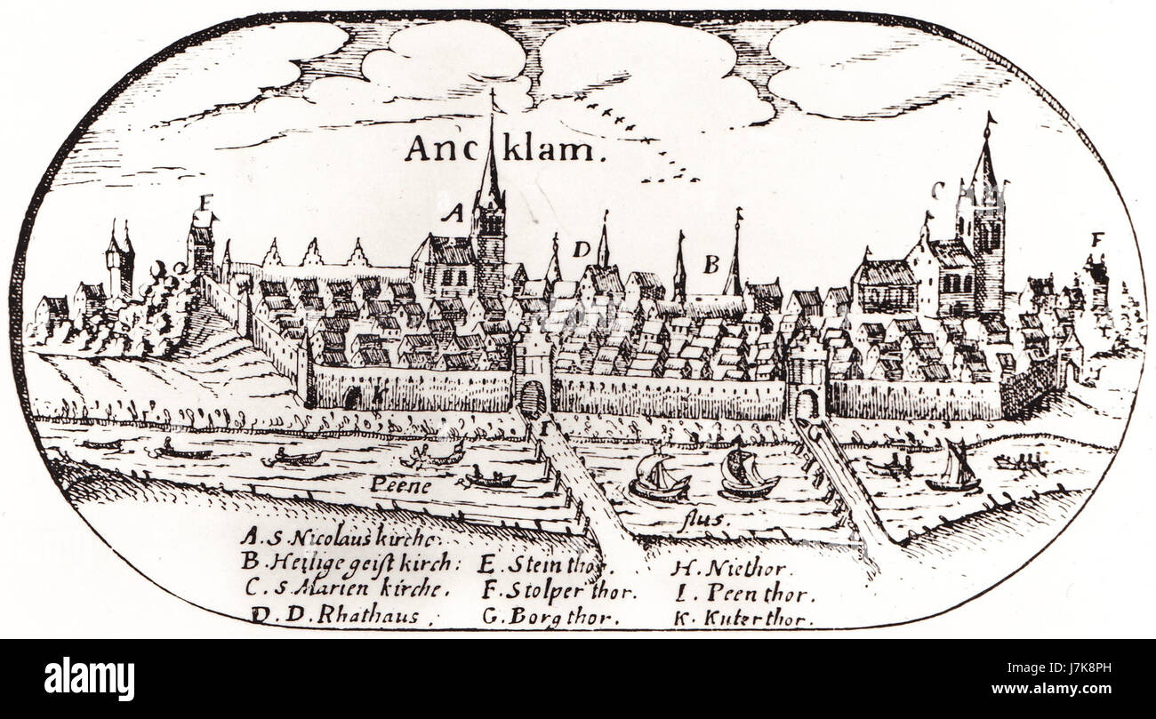 Anklam 1618 Lubin Stock Photo - Alamy