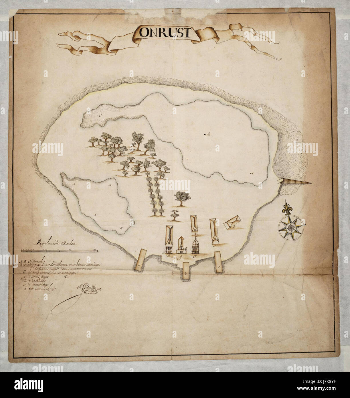 The Onrust was a Dutch ship built in 1650 and used primarily for trade ...