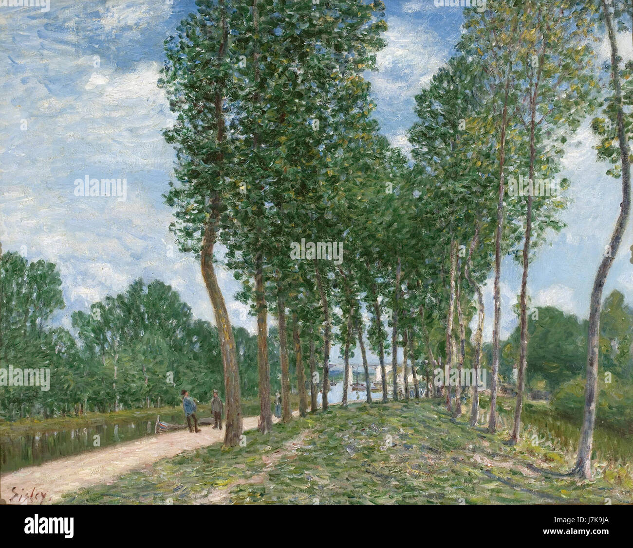 Alfred Sisley, a prominent Impressionist painter, is known for his ...