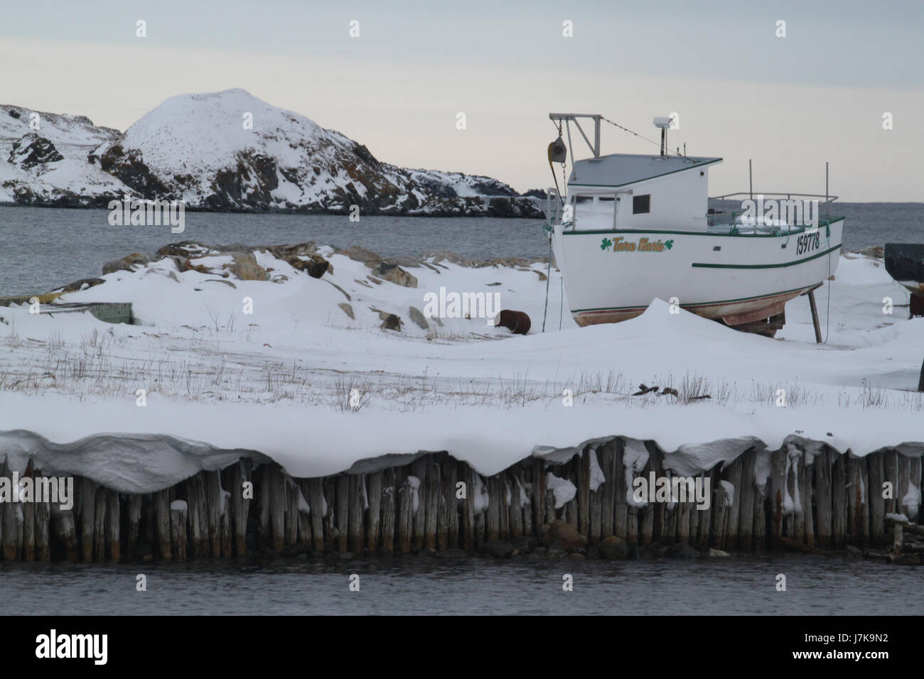 This image was captured on February 12, 2011, in Ferryland ...