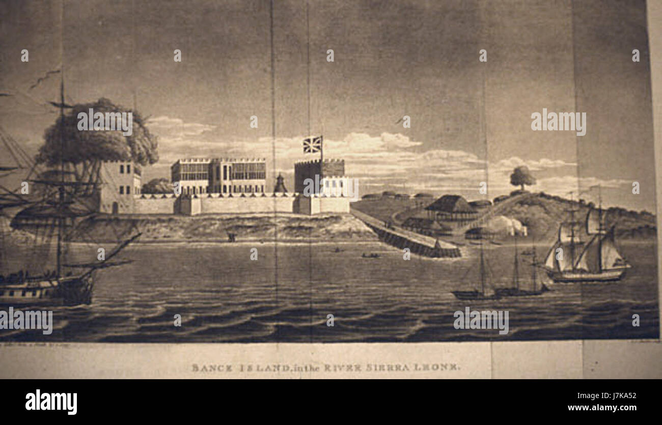 Bunce Island 1805 Stock Photo - Alamy