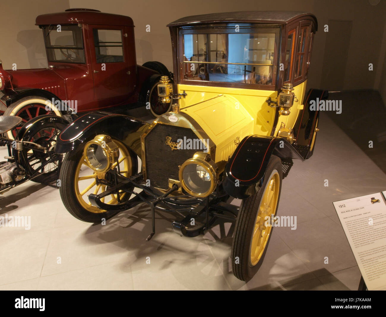 The 1912 Regal Model NC Colonial Coupe is a vintage automobile that ...