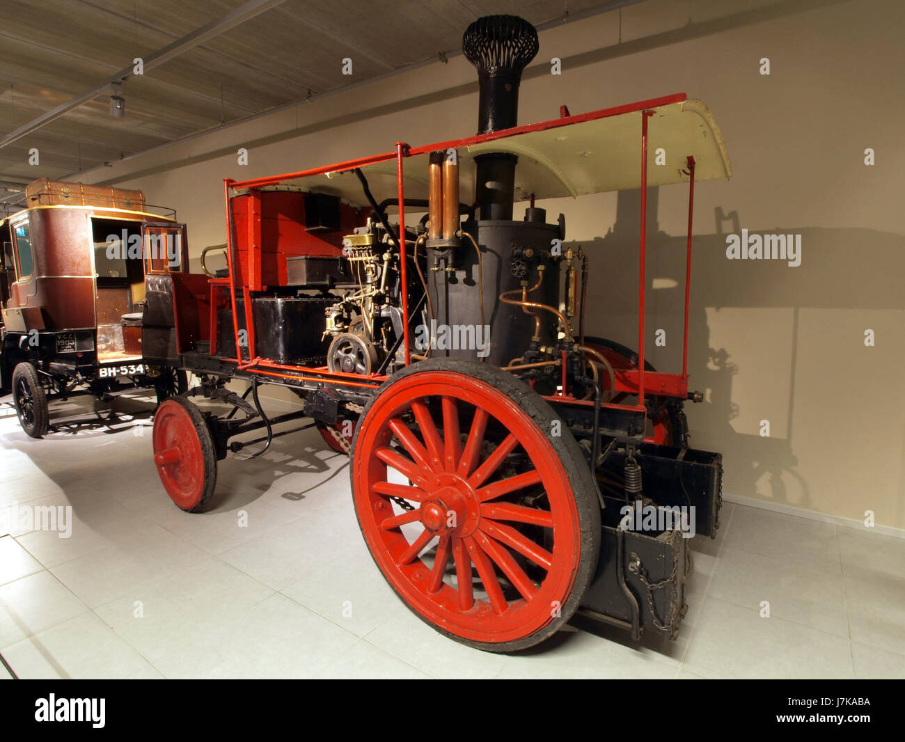 The 1907 Bikkers Steam Car is an early 20th-century steam-powered ...