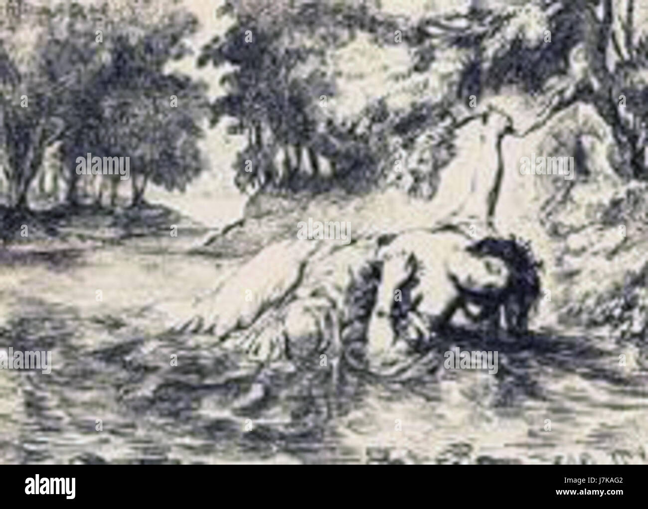 EugÃ¨ne Delacroix's 1843 painting 'Opheliaâ€™s Death' captures the ...