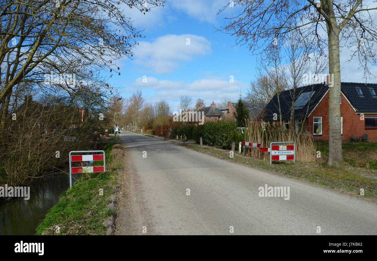 A depiction of the neighborhood view from 1e Nijhoezen, illustrating ...