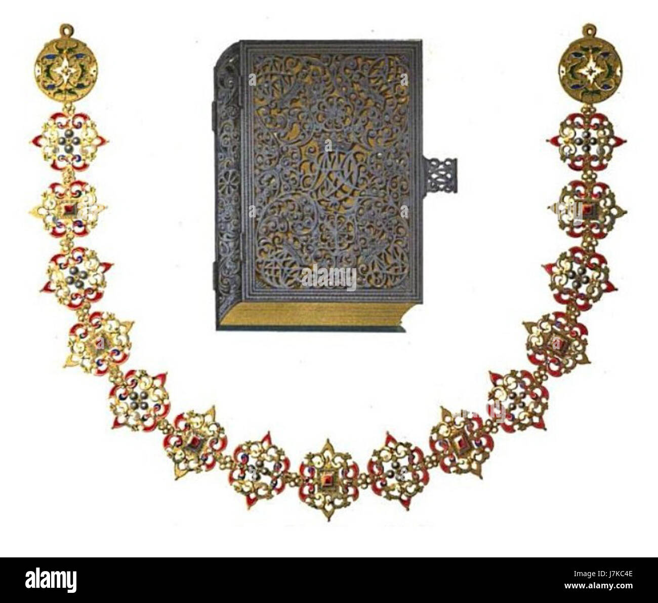 Medieval necklace Cut Out Stock Images & Pictures - Alamy