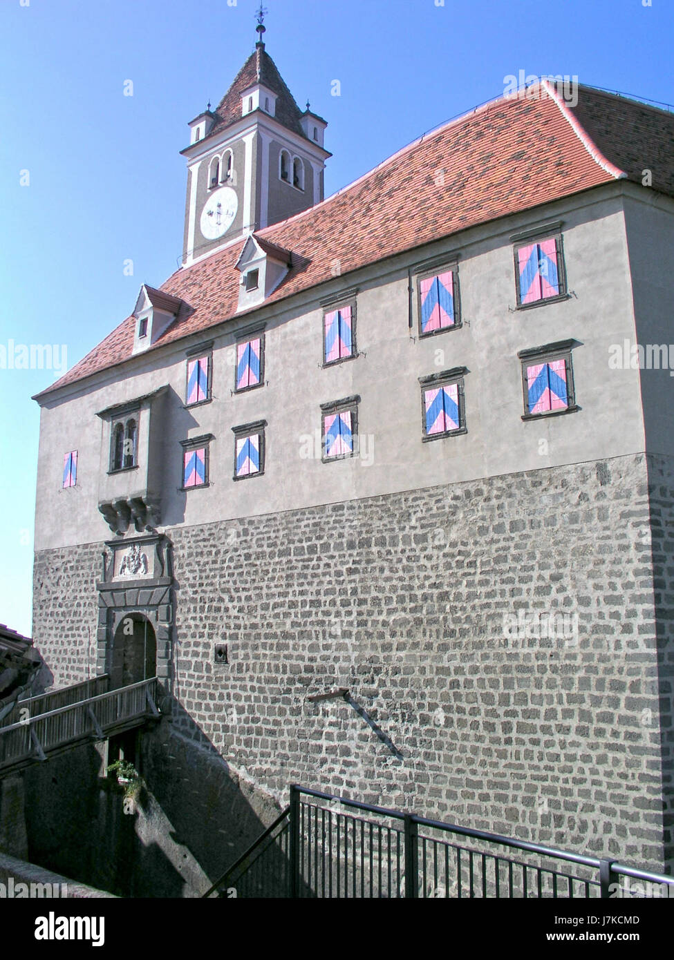 A photo taken on September 8, 2005, of Riegersburg, an Austrian castle ...