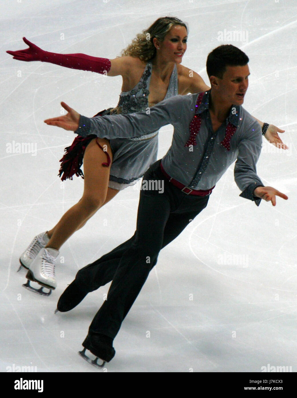 A figure skating performance by Charlene Guignard and Marco Fabbri ...