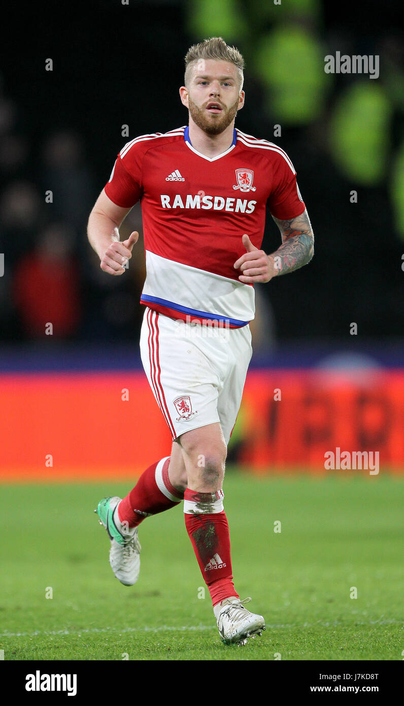 Middlesbrough's Adam Clayton Stock Photo - Alamy