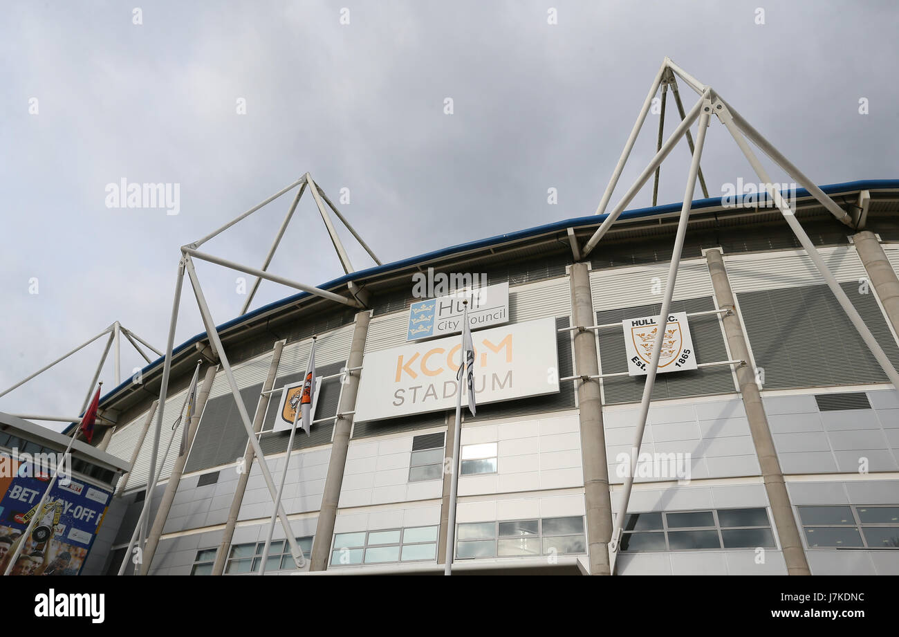 A general view of the KCOM Stadium Stock Photo - Alamy