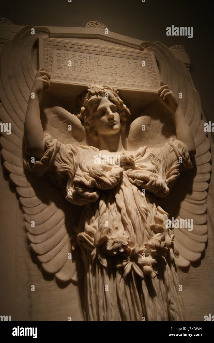 The Angel of Purity by Augustus Saint Gaudens, created in 1902, is a ...