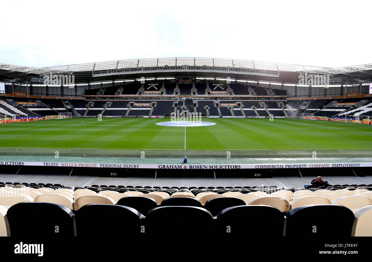 A general view of the KCOM Stadium Stock Photo - Alamy