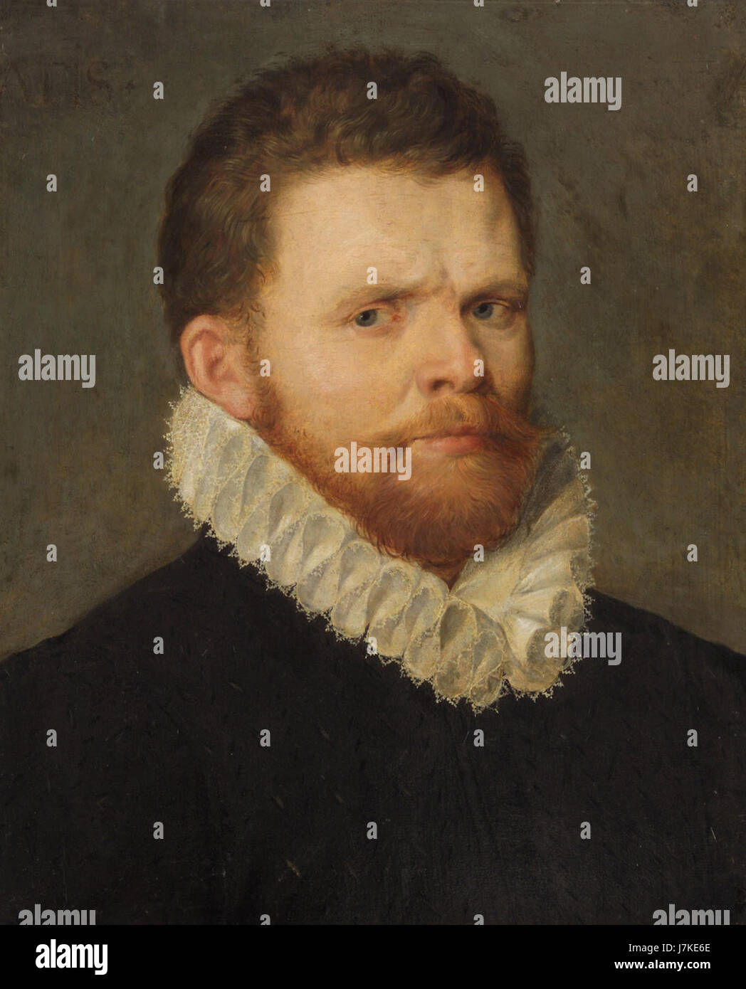 Anonymous Portrait of Gillis Mostaert (I Stock Photo - Alamy