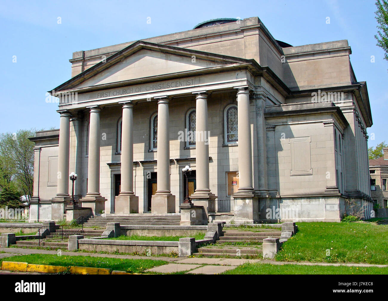 The First Church of Christ, Scientist, located in Rhode Island, USA, exemplifies the ...