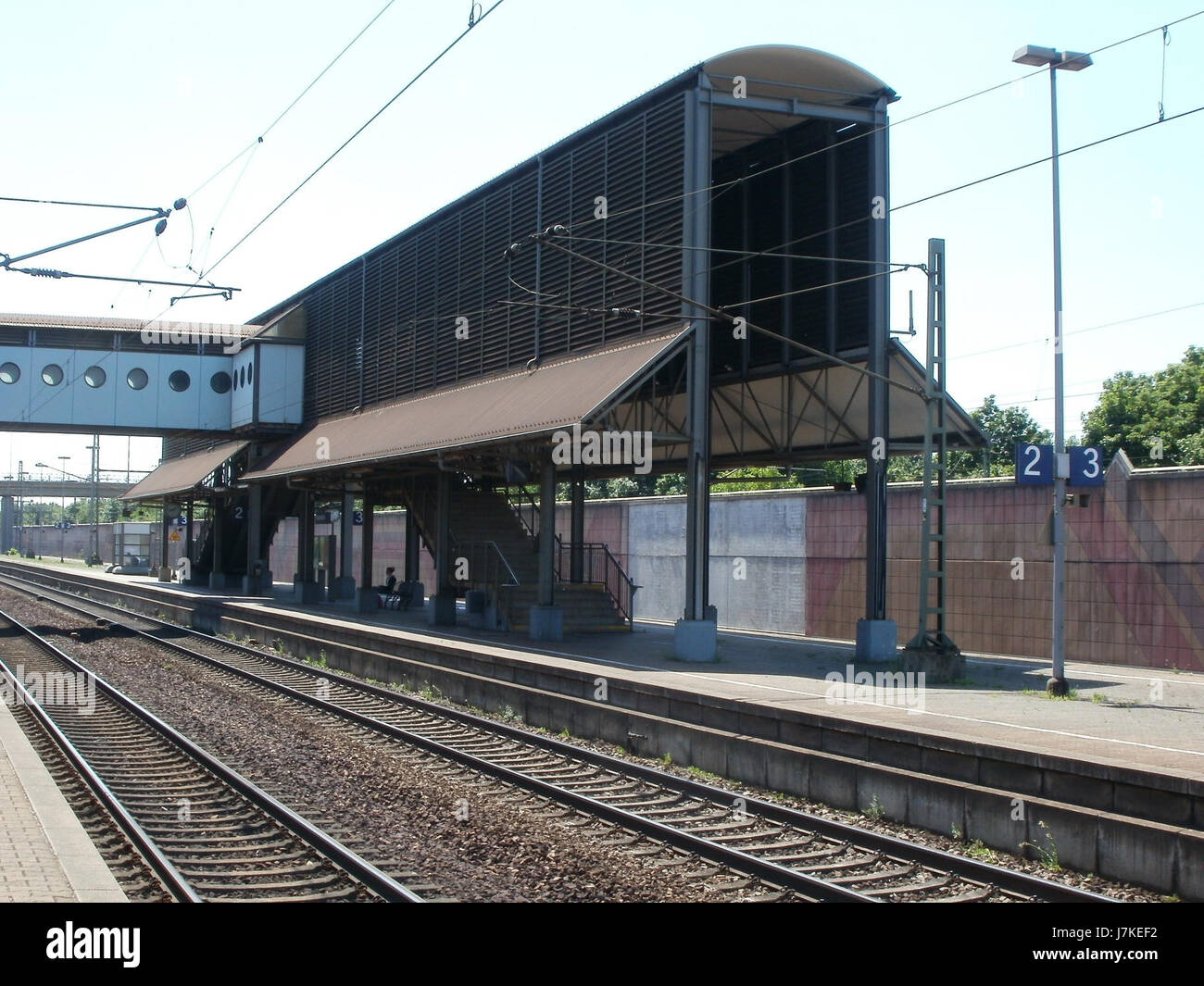 An image or reference to the Hockenheim Bahnhof (train station) in ...