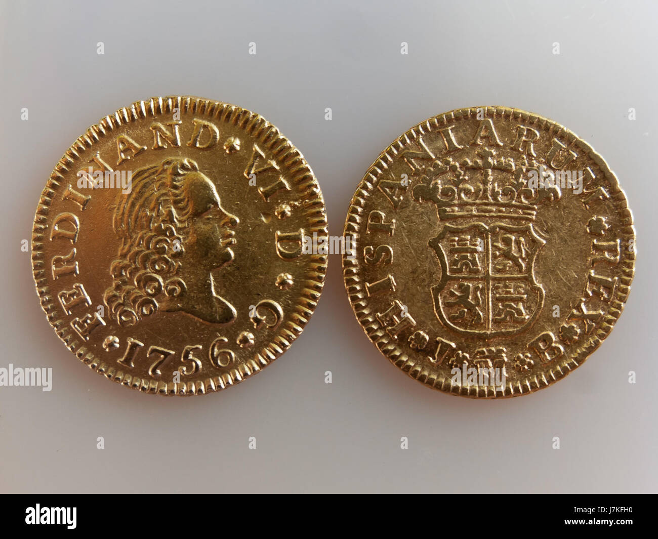 1756 Hispaniarum rex Ferdinand VI Stock Photo - Alamy