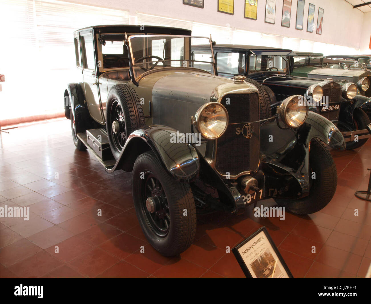 This is an image of a 1927 Panhard Levassor, a French luxury automobile ...