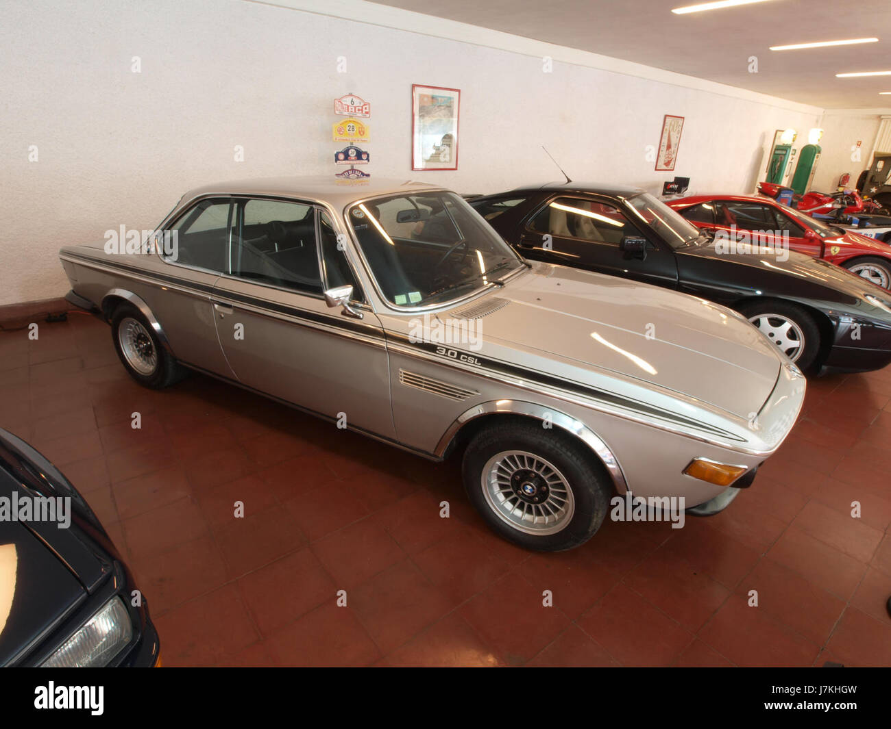 A 1972 BMW 3.0 CSL, featuring a 180hp engine and 2985cc displacement ...