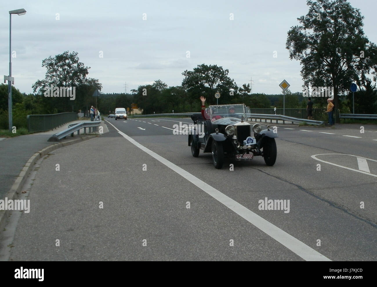 This image captures the iconic Bertha Benz Drive from Neulussheim on ...