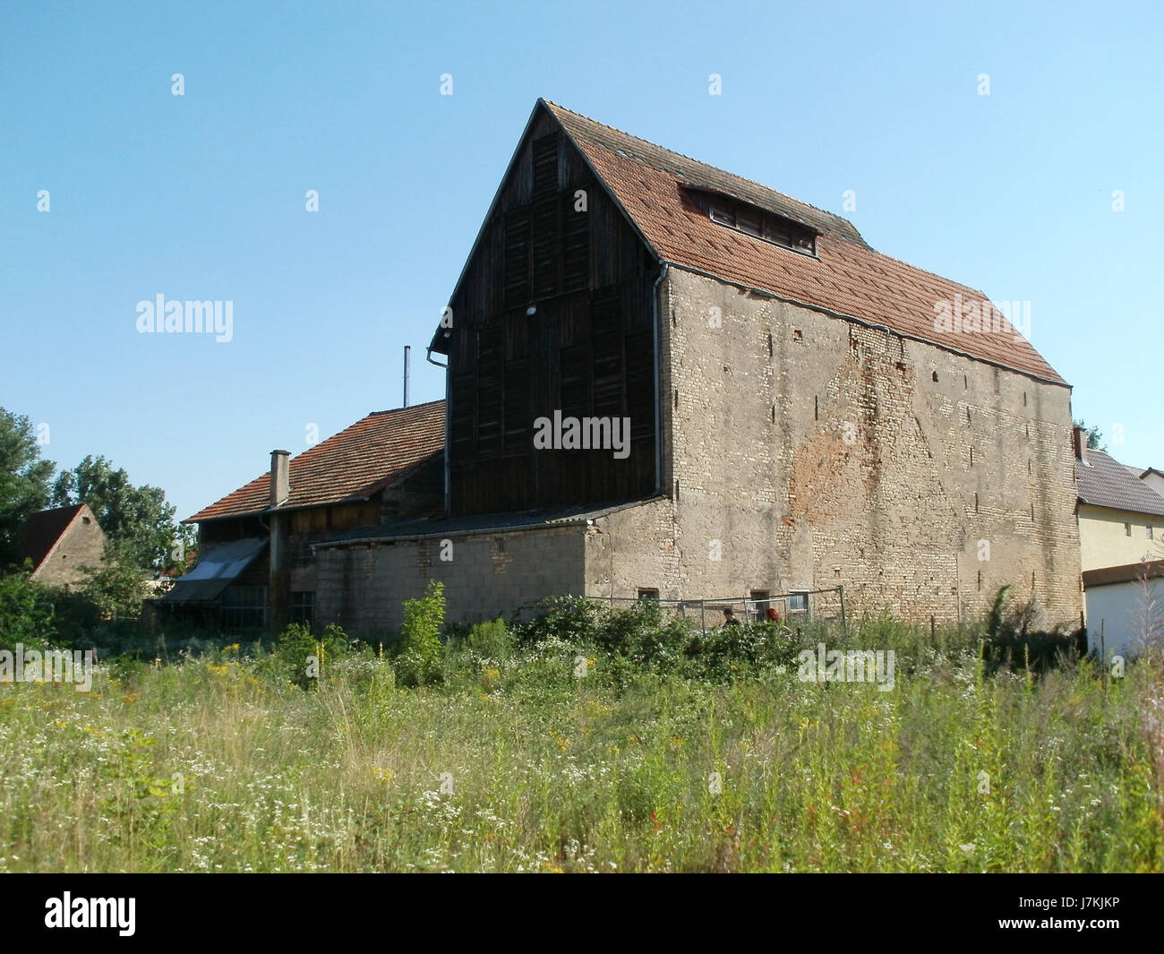 The image of the Scheune (barn) in Reilingen, Germany, taken on June 27 ...