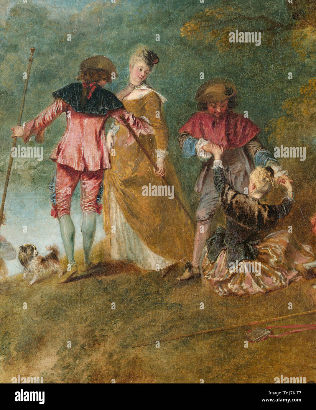 Antoine Watteau, a French Rococo painter, is celebrated for his ...