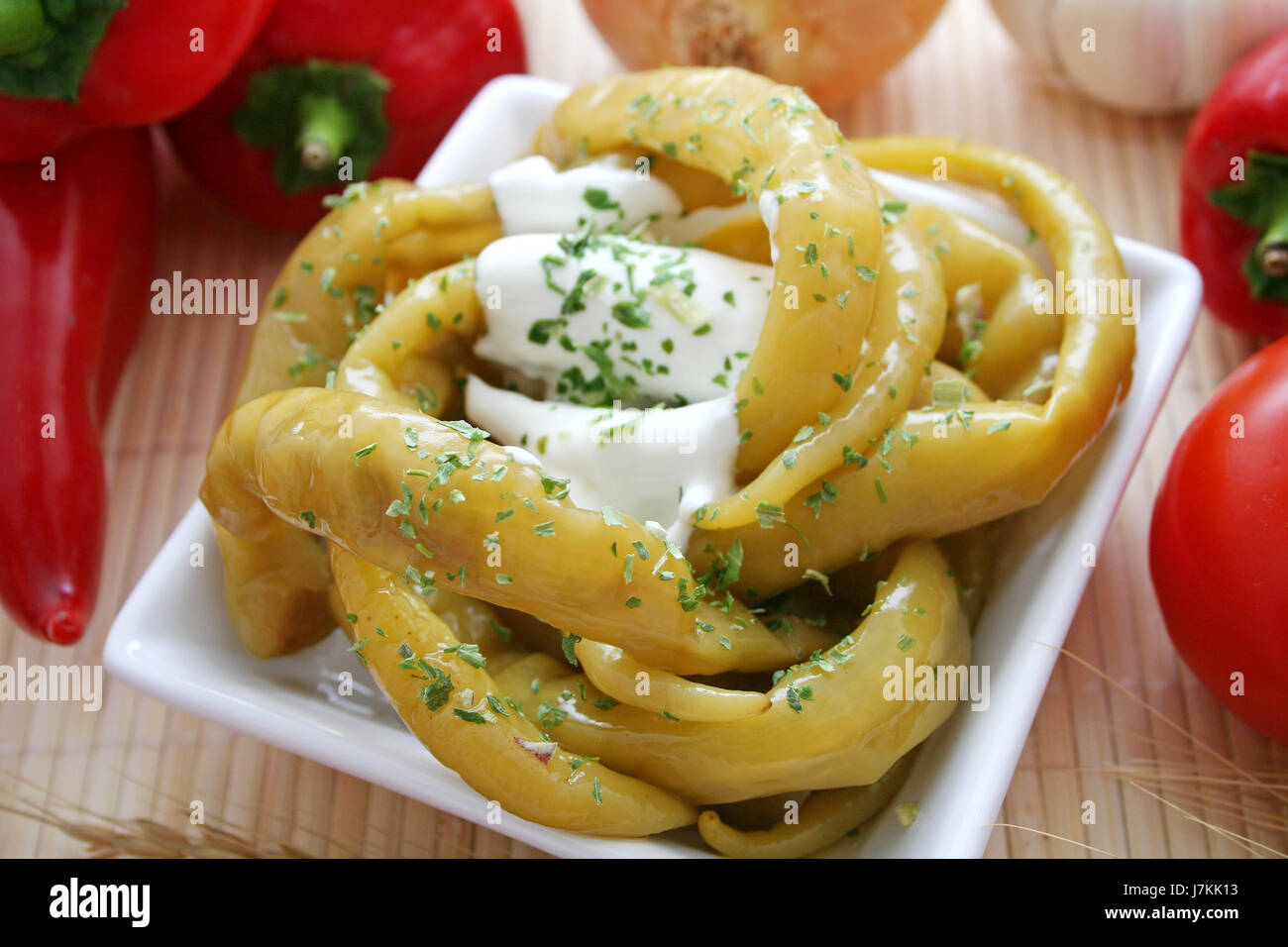 food aliment green vegetable red peppers inlaid food aliment green ...