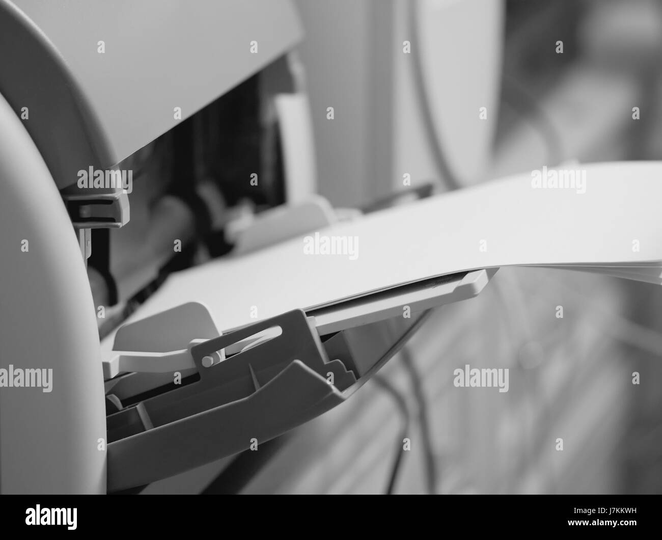 open print laser lasers document printer uncap sheet of paper paper ...