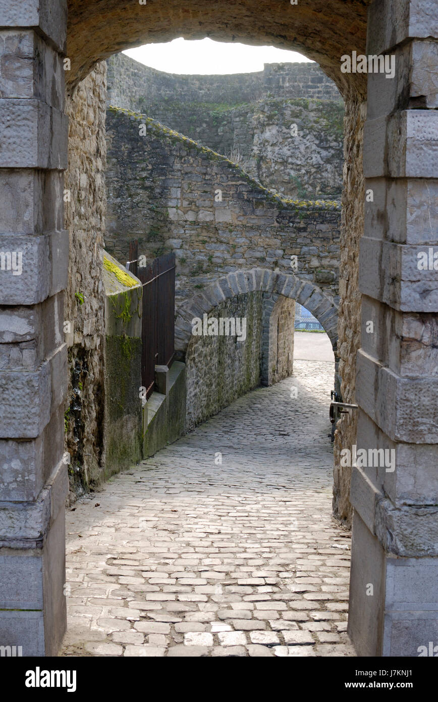 entrance wall france gateway path pavement sidewalk medieval ancient ...