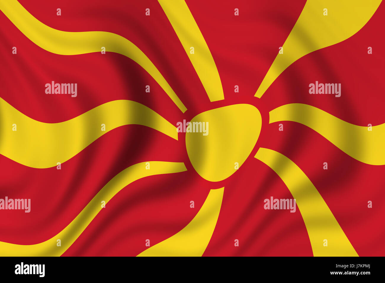 Macedonia flag hi-res stock photography and images - Alamy