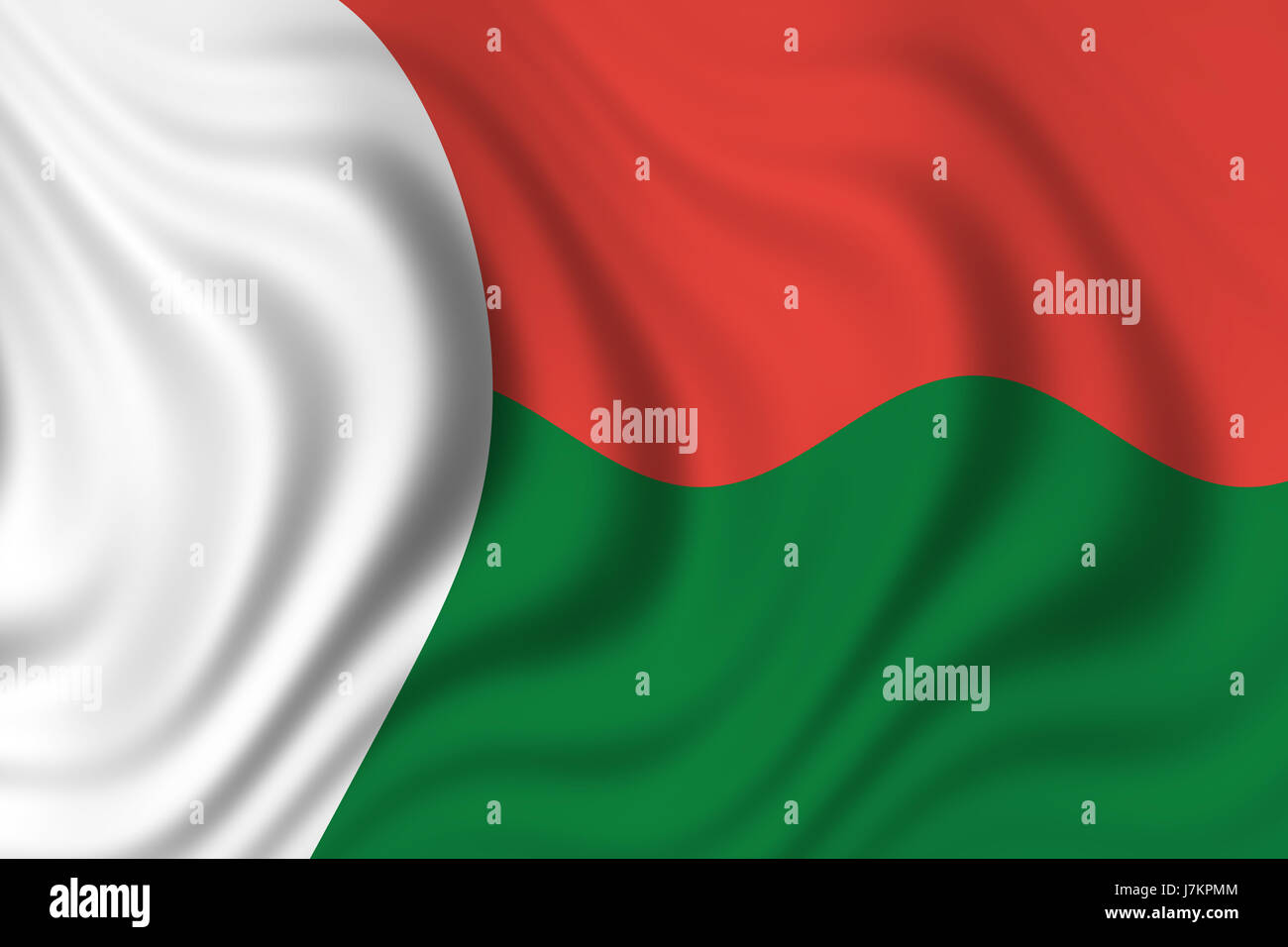 flag madagascar national flag blow madagascar national pictogram symbol ...