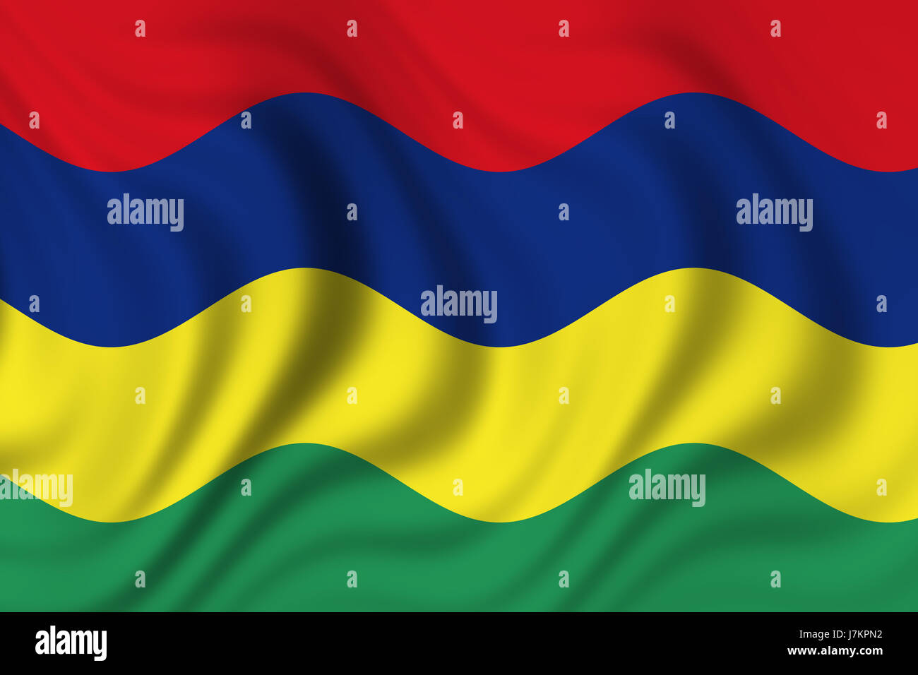 flag of mauritius Stock Photo - Alamy