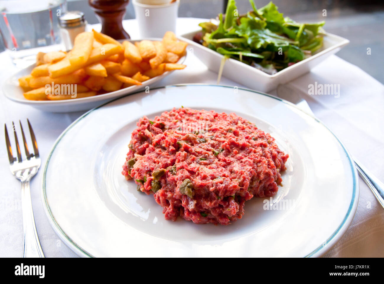 isolated france sauce food dish meal steak lunch french supper dinner ...